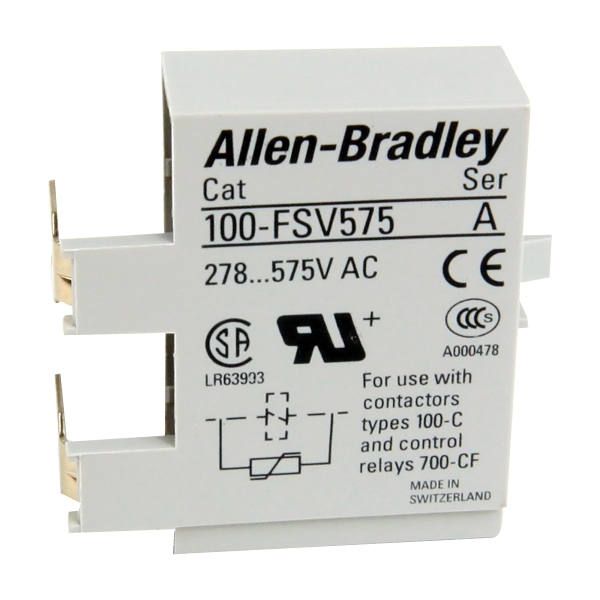 Allen-Bradley 100C Coil Suppressor Varistor Module 278 to 575VAC