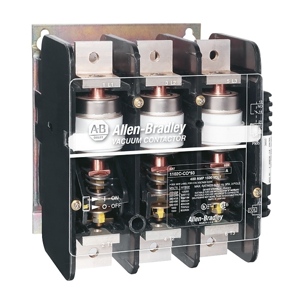 Allen-Bradley 1102C Vacuum Contactor 3Pole 600A 120V 50Hz and 60Hz Coil