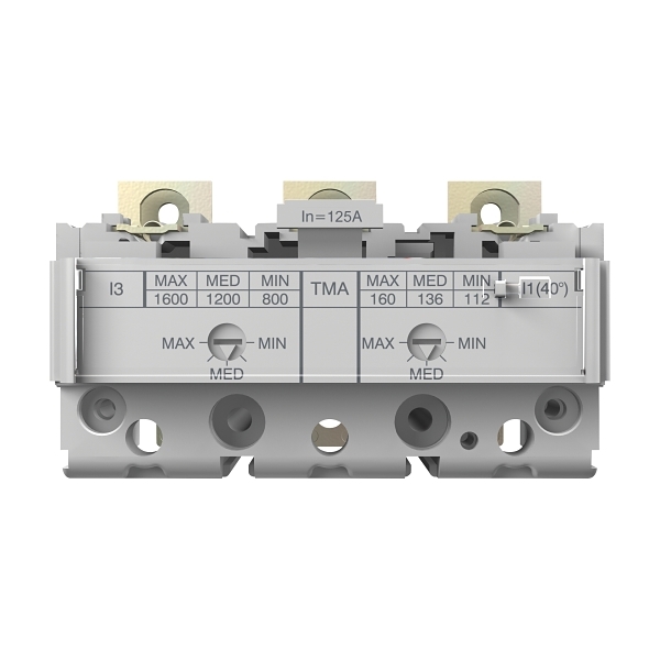 Allen-Bradley 140G MCCB H Frame Trip Unit 3P 125A Adjustable Thermal ...