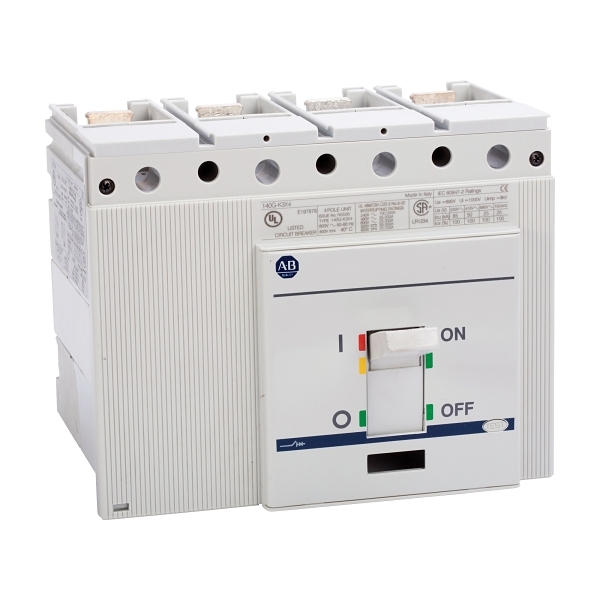 Allen-Bradley 140G MCCB K Frame Less Trip Unit 35kA 4P