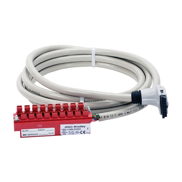 Allen-Bradley 1492 I/O Prewired Cable for SLC500 AC Input 20 Pin ...