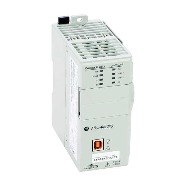 Allen-Bradley CompactLogix 1769 5370 L3 Processor 1MB No Stored Energy