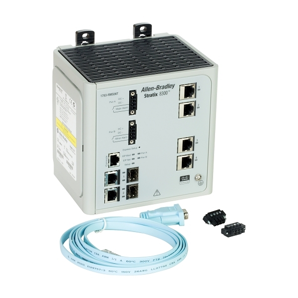 AB Stratix 8300 Managed Ethernet Switch Base Switch, 4 x FE Copper, 2 x ...