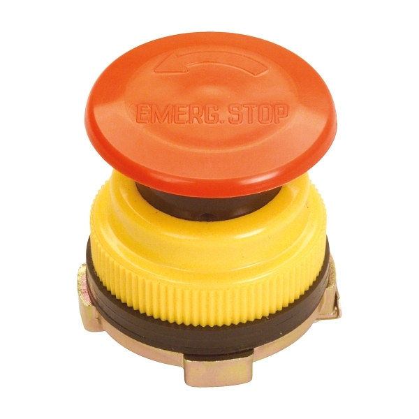 Austrol N100 Emergency Stop 30 5mm Mushroom 38mm Twist to Reset 1 NO 1 ...