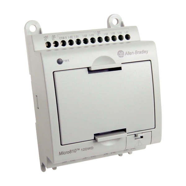 Allen-Bradley Micro810 Controller 8DI/4AI Configurable 4DO Source 12VDC
