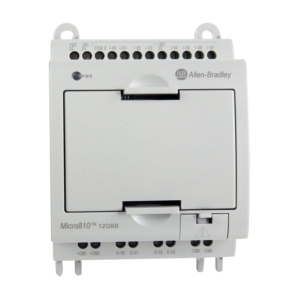 Allen-Bradley Micro810 Controller 8DI/4AI Configurable 4DO Source 12/24VDC