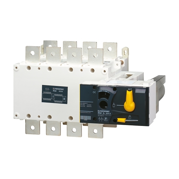 Socomec SLB MOT Remote Load Break Switch - 230V AC control, 4P 125A