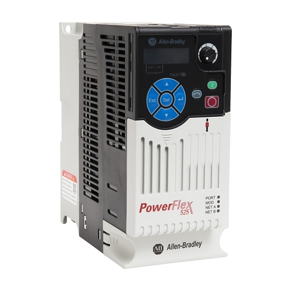 Allen-Bradley PowerFlex 525 VSD 480V IP20 10.5A 4kW ND and HD Frame B