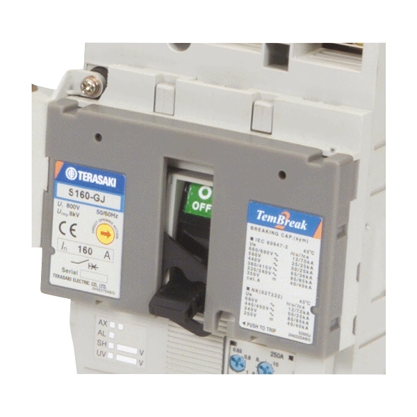 Terasaki TemBreak 2 MCCB Label Right Side for S125NJ