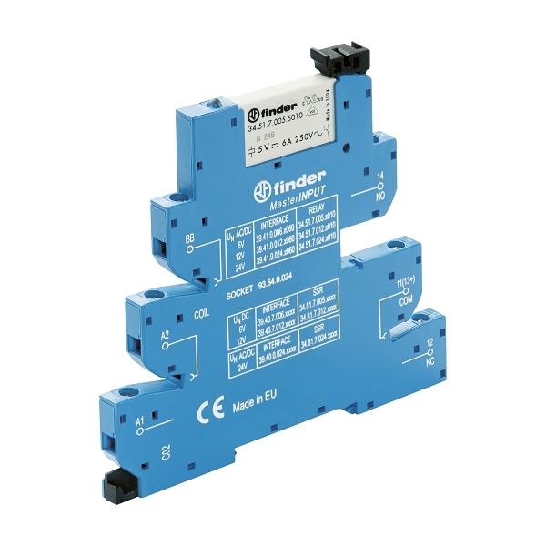 Finder 39 Series Master Input Relay Interface Modules 6A 1 NO Contact ...