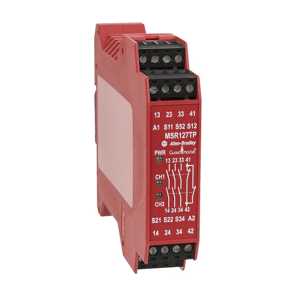 AB 440R MSR Safety Relay 24V 1NC/2NC.LC-IN 4NO-SFTY 1NC-AUX AM/MM 0.5-10S