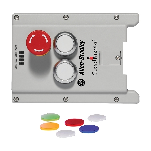 AB 442G MAB Replacement Cover with Estop 2 Illuminated Push Button