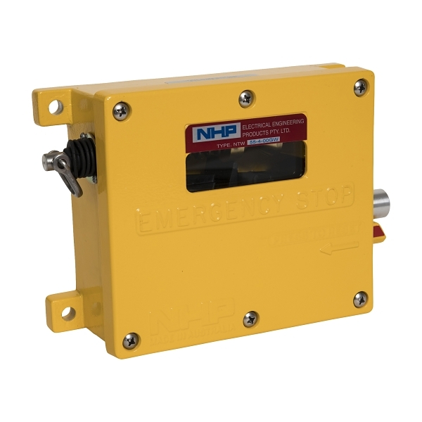 NHP Trip Wire Switch Single Sided Left Glass Window 2NC/2NO