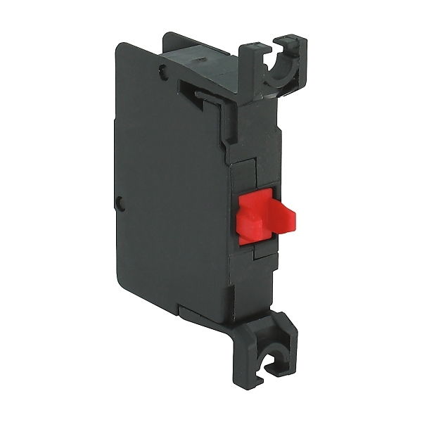 Allen-Bradley 800F 22.5mmPushButton Base Mount, Screw Contact Block, 1 N.C.