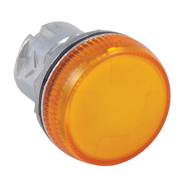 Allen-Bradley 800F Pilot Light 22.5 mm Head Only Round Plastic Amber