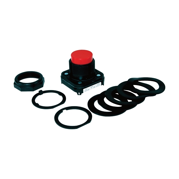 Allen-Bradley 800T/H Pushbutton 30.5mm Extended Head Momentary Non Illuminated Red