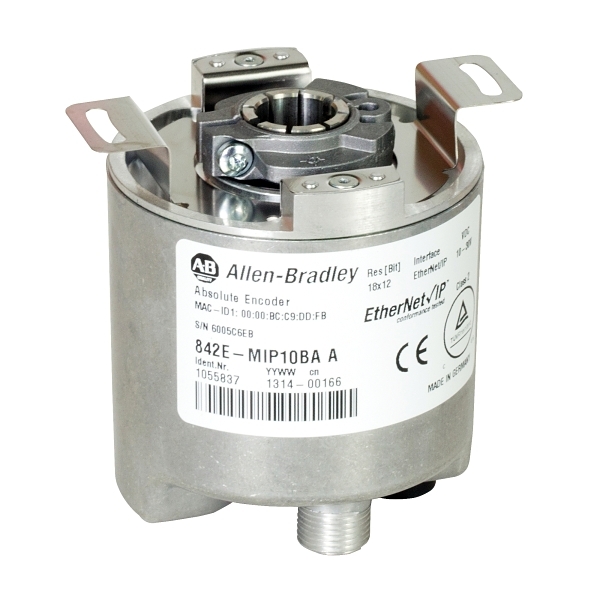 AB 842E EtherNet/IP Absolute Encoder CIP Motion Multi-Turn 4096 Hollow ...
