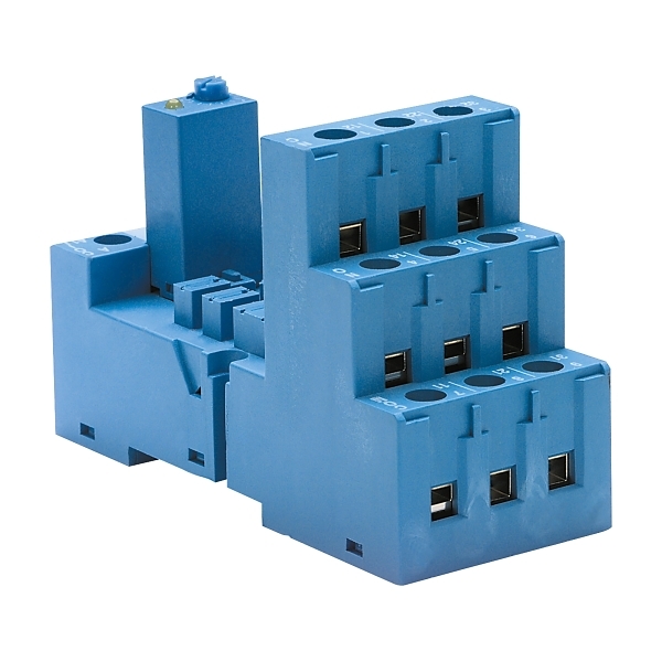 Finder 90 Series Base for 6232 6233 Relays 9902 LED Clamp with Metal Clip