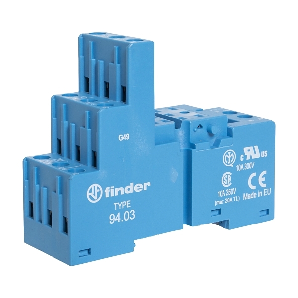 Finder 90 Series Base for 5533 Relay 9902 LED