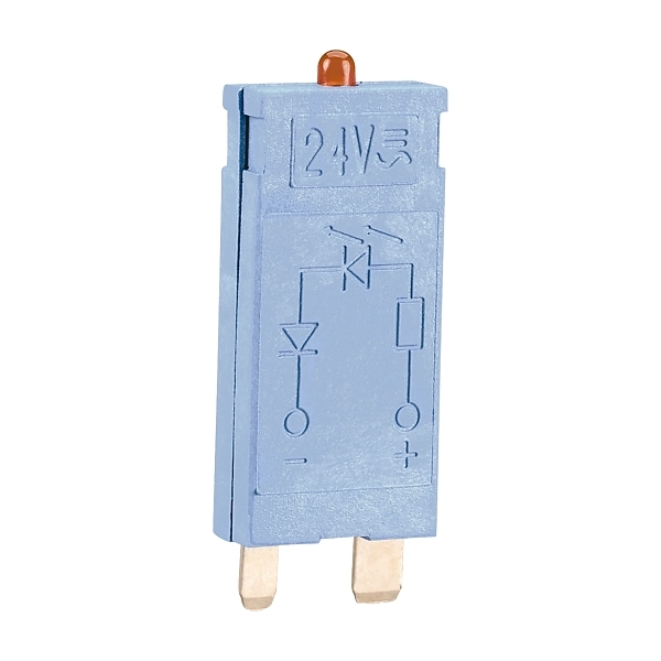 Finder 99 Series Green LED plus Varistor Module 6 to 24V AC DC