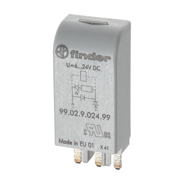 Finder 99 Series Diode Module Standard Polarity 6 to 220V DC