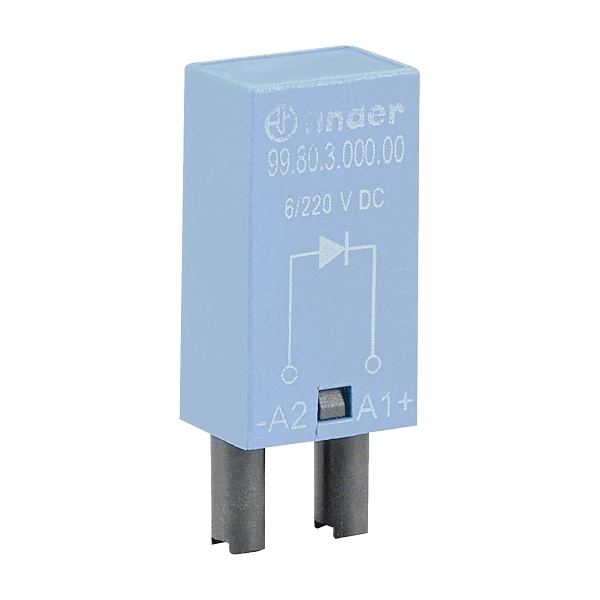 Finder 99 Series Diode Module Standard Polarity 6 to 220V DC