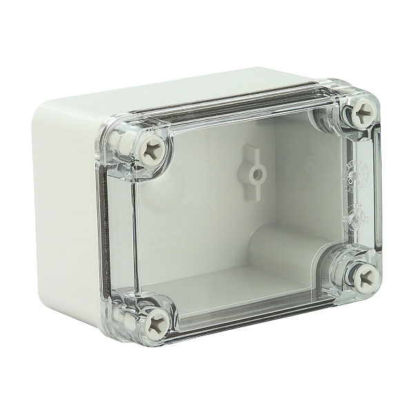 Fibox Piccolo Terminal Box ABS IP66 and IP67 H80 x W110 x D85mm Clear