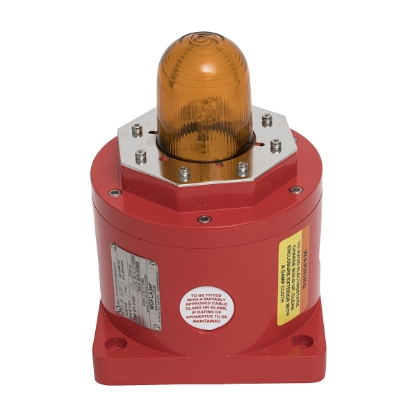 Moflash BC125 Ex d Beacon Stainless Steel LED 100 to 240V AC 10W Amber