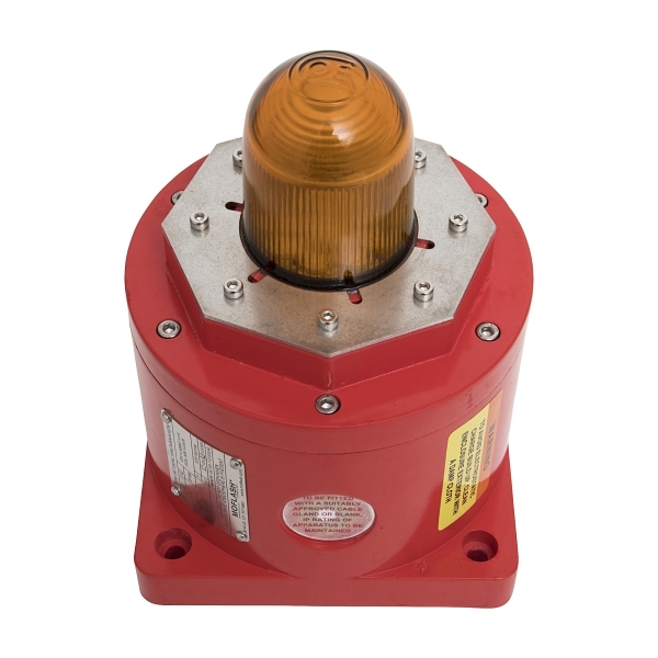 Moflash BC150 Ex d Beacon LED 100 to 240V AC 10W Glass Reinforced ...
