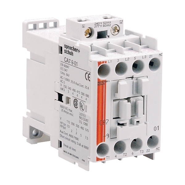 S&S CA7 Contactor 4kW 4Pole 240VAC Coil