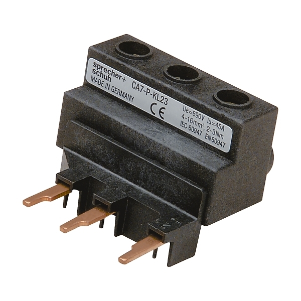 S&S CA7 Terminal Kit for CA7 9 to 23A 3Pole Load Side 25mm2 Cable