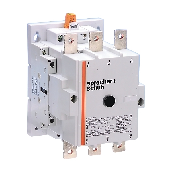 S&S CA6 Contactor 110kW 3Pole 415VAC Coil 1NO 1NC Contact Auxiliary