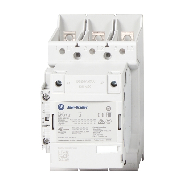 S&S CA9 Contactor 75kW 3Pole 250 to 500VAC and VDC Electronic Coil 1NO ...