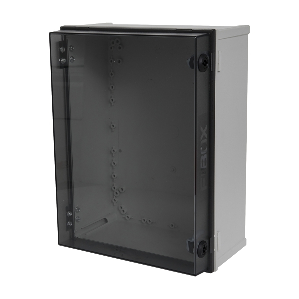 Fibox CAB Enclosure Wall Mount PC IP65 W400 x H500 x D200mm with Lock Clear