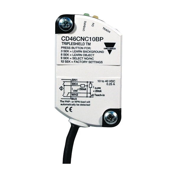 Carlo Gavazzi Capacitive Proximity Plastic Rectangular 46x8mm PNP NO NC ...