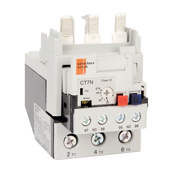 S&S CT7N Thermal Overload Relay 24.5 to 36A Direct Mount Manual or Auto ...