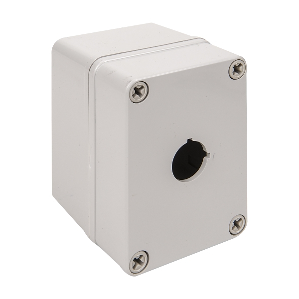 Sprecher and Schuh D7 Enclosure Deep Profile Plastic 22.5mm 1 Hole Grey