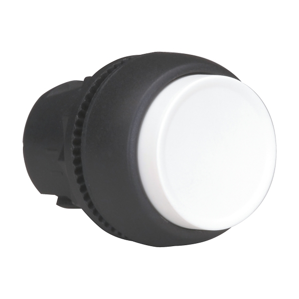 Sprecher and Schuh D7 Pushbutton 22.5 mm Head Only Plastic Momentary Extended White Cap Non Ill