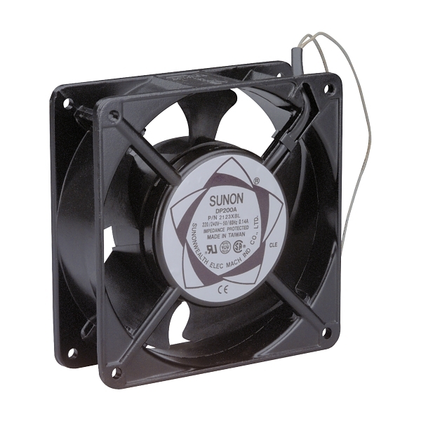 Cosmotec Axial Fan H120 x W120 x D38mm 24V DC 183m3 per Hour