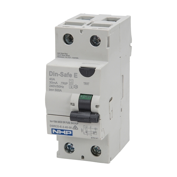 NHP DIN-T Residual Current Circuit Breaker RCCB Easyfit 1Pole and ...