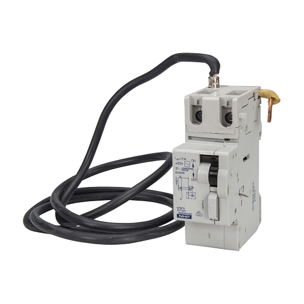 NHP DIN-T DINSAFE Residual Current Devices Add on module Clip On 1Pole ...