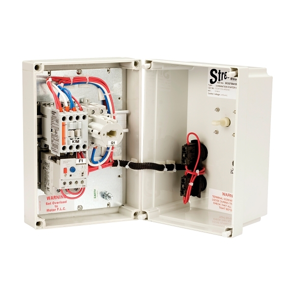 S&S ECS Starter DOL with Isolator 5.5kW 240VAC Control