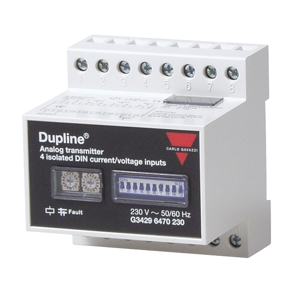 Carlo Gavazzi Dupline 4AI Universal IN aux 10-30V DC