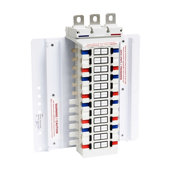 NHP POWERMAX GB Isolation Busbar Chassis DINT 250A 24 Way 3Pole Bottom Feed