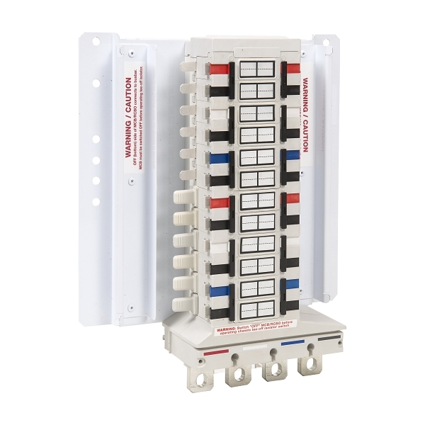 NHP POWERMAX GB Isolation Busbar Chassis DINT 250A 24 Way 4Pole Bottom ...