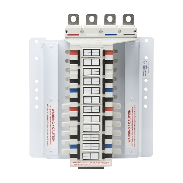 NHP POWERMAX GB Isolation Busbar Chassis DINT 250A 48 Way 4Pole Top ...