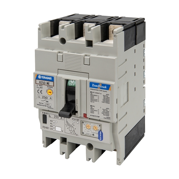 Terasaki TemBreak 2 MCCB 250 Frame 125kA 3P 125A Electronic
