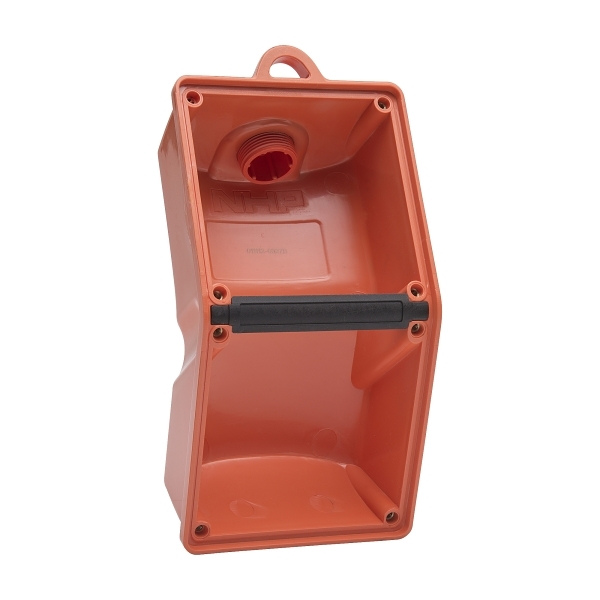 NHP ISO Back Box/Base, 2 Gang (1 x 2) - Pendant 60mm depth, Resistant ...