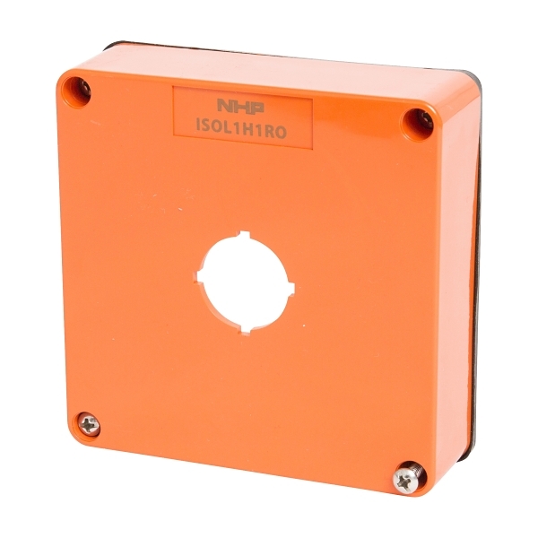 NHP ISO Cover - Cutout (1 x 22 5mm), 1 Gang - Shallow D38mm, Resistant ...