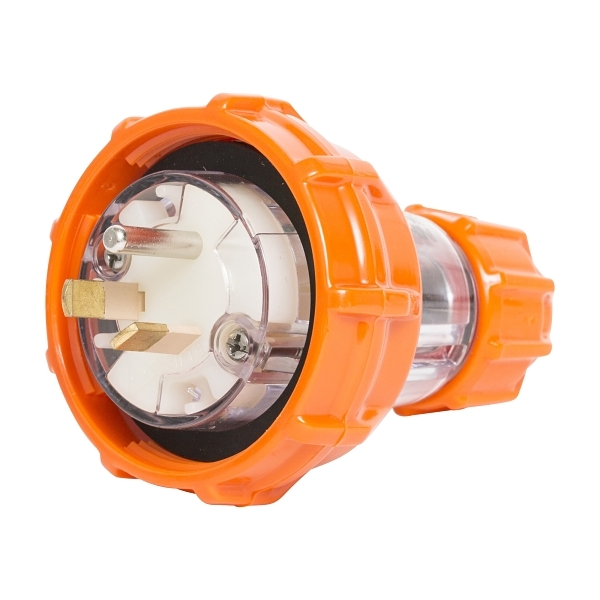 NHP ISO Plug - Straight, 2 Flat Pins 1 Round Earth, 10A 250V AC ...